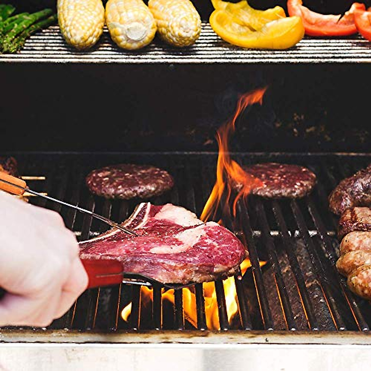 Votenli S5491A (2-Pack) 23 1/4" Stainless Steel Cooking Grates Replacement for Viking VGBQ 30" T Series, Viking VGBQ 41" T Series, Viking VGBQ 53" T Series,VGBQ300T,VGBQ0302T, VGBQ3002RT, VGBQ4103RT