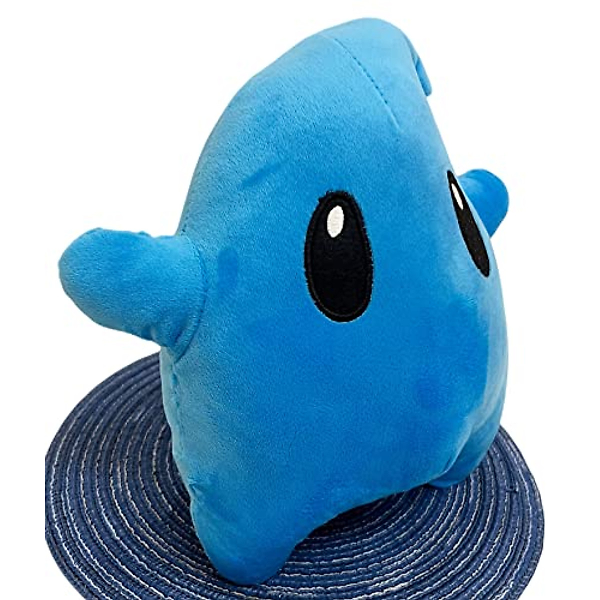 AILAAH Mario All Star Collection Luma Star Stuffed Plush Toy,Mario Plush Suitable for Gift Luma Plush Mario or wear with Princess Peach Costum's,10''(Blue) xt-01