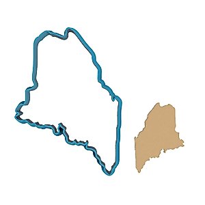 Maine Outline - Cookie Cutter/Sugar Cookie/Fondant/Clay (0274)