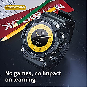 JZ&TS LOKMAT Sky Smart Watch SOS Emergency Calls Fitness Tracker Waterproof Sports Smartwatches Bluetooth Watch Men Women for iOS Android (White)