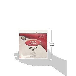 Super Sensitive Red Label 6127 Cello D String, 4/4, 1/2, 1/4, 1/8, 3/4, 4/4