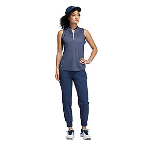 adidas Golf Women's Stretch Woven Jogger Pants, Crew Navy, Extra Large
