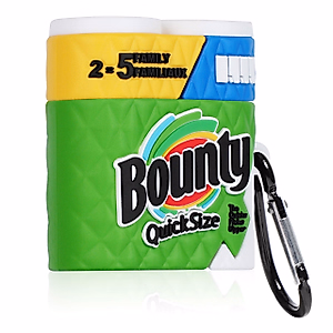 Oqplog for AirPod 2/1 Case Trendy Design Cover for AirPods Silicone Cases Air Pods Cute Funny Cartoon 3D Kawaii Fun Soft Designer Unique Fashion Cool Pretty for Girls Boys Teen Girly (Bonty Paper)