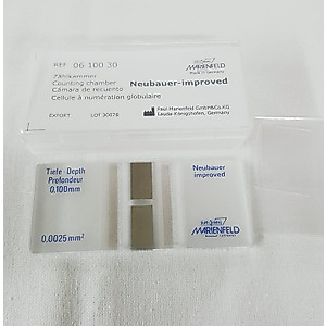 LS Improved Neubauer Hemocytometer Blood Counting Chamber Cell Counting Chamber