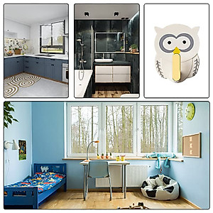 LELEVTXP 4 Pcs Sticky Hooks No Punching Adhesive Hooks Traceless Wall Hangers for General Bathroom Kitchen