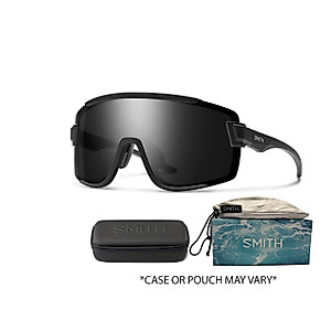 Smith Wildcat 003991C 99MM Matte Black/Chromapop Black Shield Sunglasses for Men for Women + BUNDLE With Designer iWear Complimentary Eyewear Kit, 99 (SMWILDCAT)