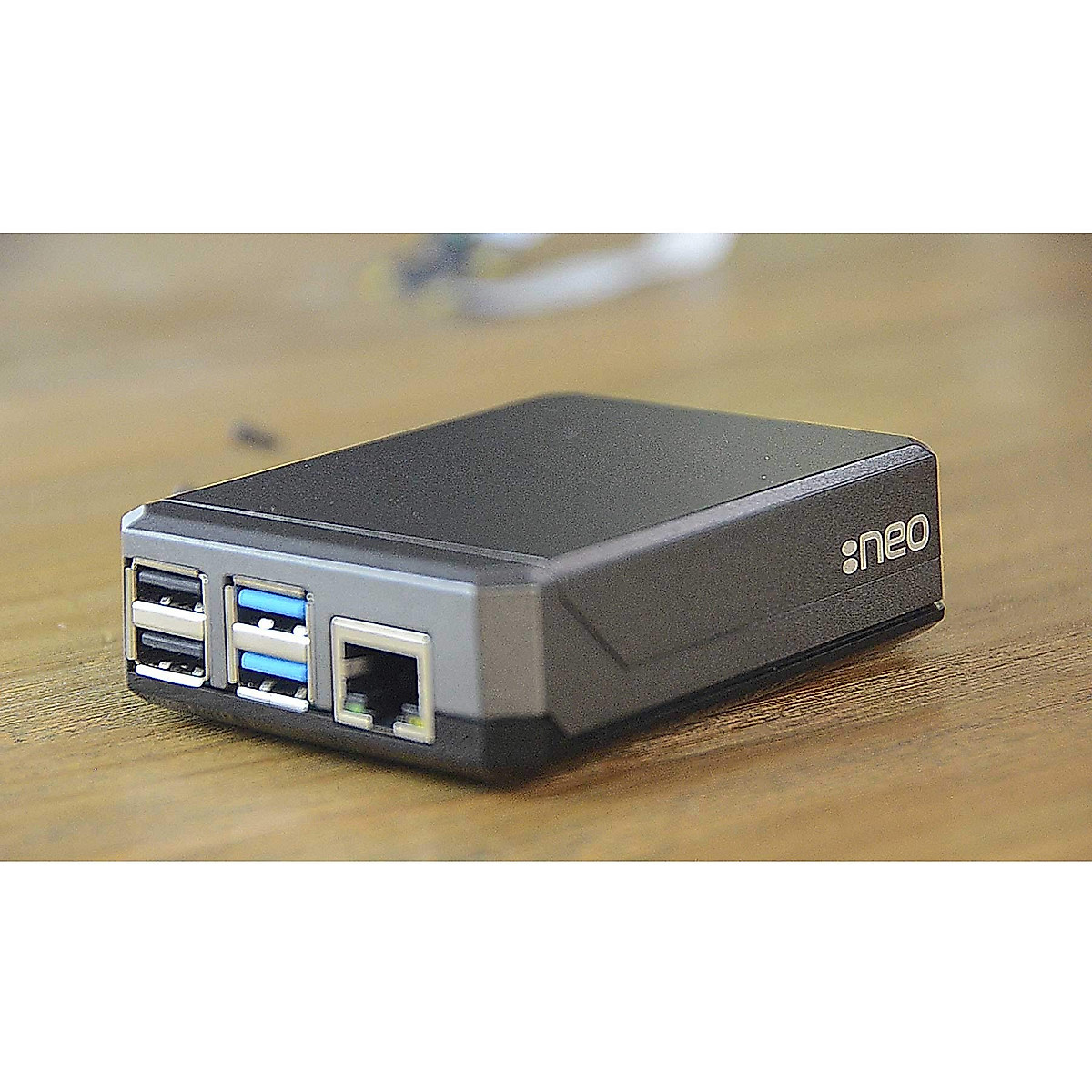 Argon NEO Case with Cooling Fan HAT for Raspberry Pi 4 | Supports Camera, and LCD Display | GPIO and PoE Pins are Accessible