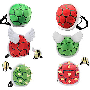 ZHYPFF Turtle Backpack Turtle Shell Backpack Cosplay Clothing Accessories Props Soft Plush Cartoon Toy 11.4 inches