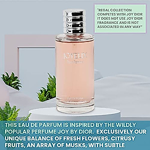 Regal Fragrances women perfume Joyeux - Inspired by the Scent of the Joy By Dior's Women's Eau de Parfum - with a fresh and floral scent 100ml (3.4 Fl Oz)