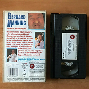 Bernard Manning: Shootin' From The Lip [Albert House / Oldham] Stand-Up - VHS