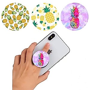 Mobile Cell Phone Stand and Tablet Holder - Fruit Pineapple (3 Pack)
