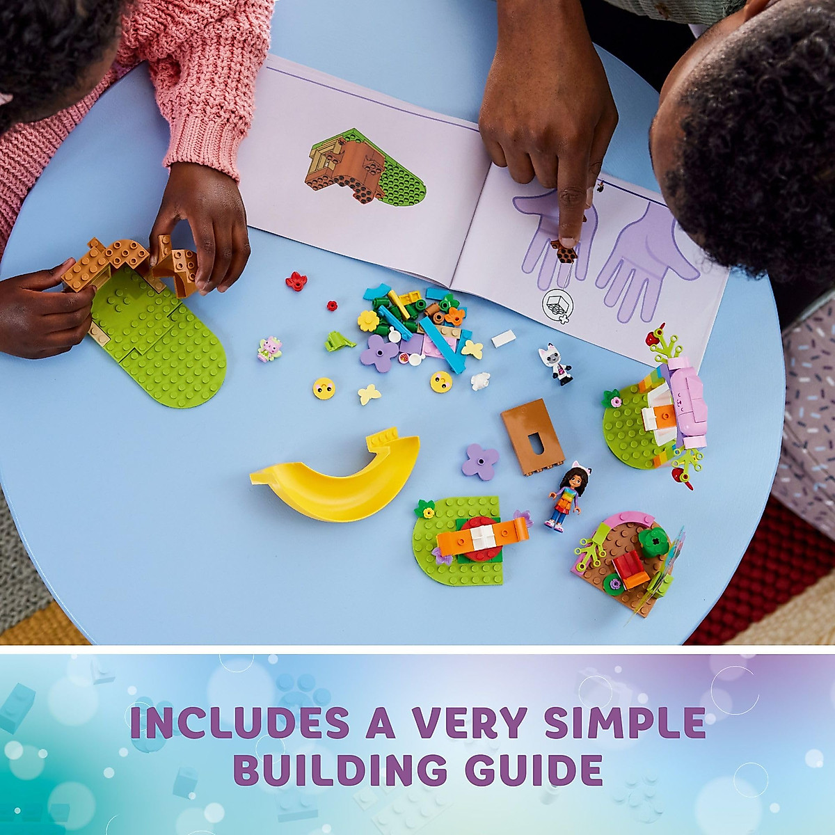 LEGO Gabby's Dollhouse Kitty Fairy’s Garden Party 10787 Building Toy with Tree House, Swing, Slide, and Merry-Go-Round, Includes Gabby and Pandy Paws, Birthday Gift, Sensory Toy for Kids Ages 4 and up