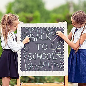 99 Feet White Wood Bulletin Board Border 3 Roll Rustic Wood Scalloped Borders Trim Decorative Classroom Bulletin Board Rolled Trim Back to School Decoration for Fall Classroom School Office Decoration