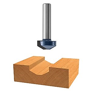 Bosch 85480M 1-1/8 In. x 1/2 In. Carbide Tipped Raised Panel Groove Bit