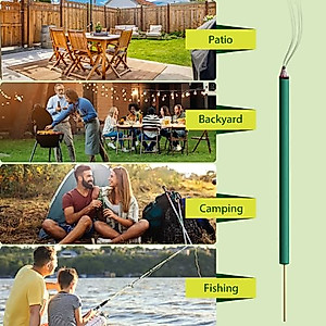 KICKOUTOR Mosquito Repellent Outdoor Patio 12 PCS Natural Citronella Mosquito Incense Sticks DEET Free Mosquito Barrier Repeller for Backyard Travel Camping Indoor Gnat Mosquito Control
