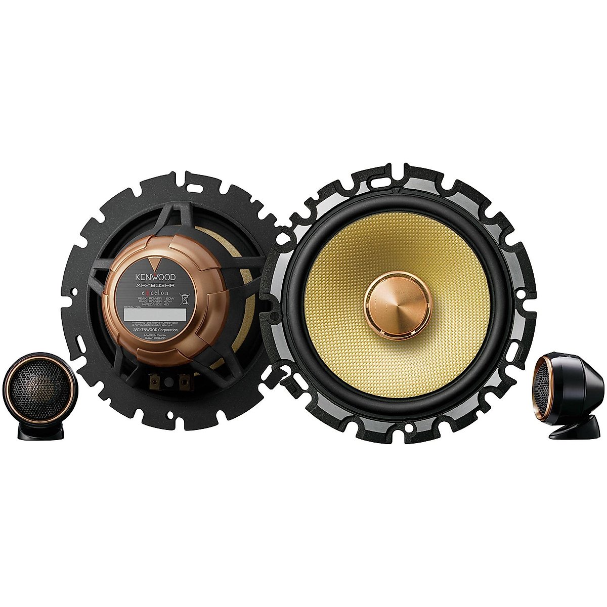 Kenwood Excelon Reference XR-1603HR 6.5" Component Speaker Pair