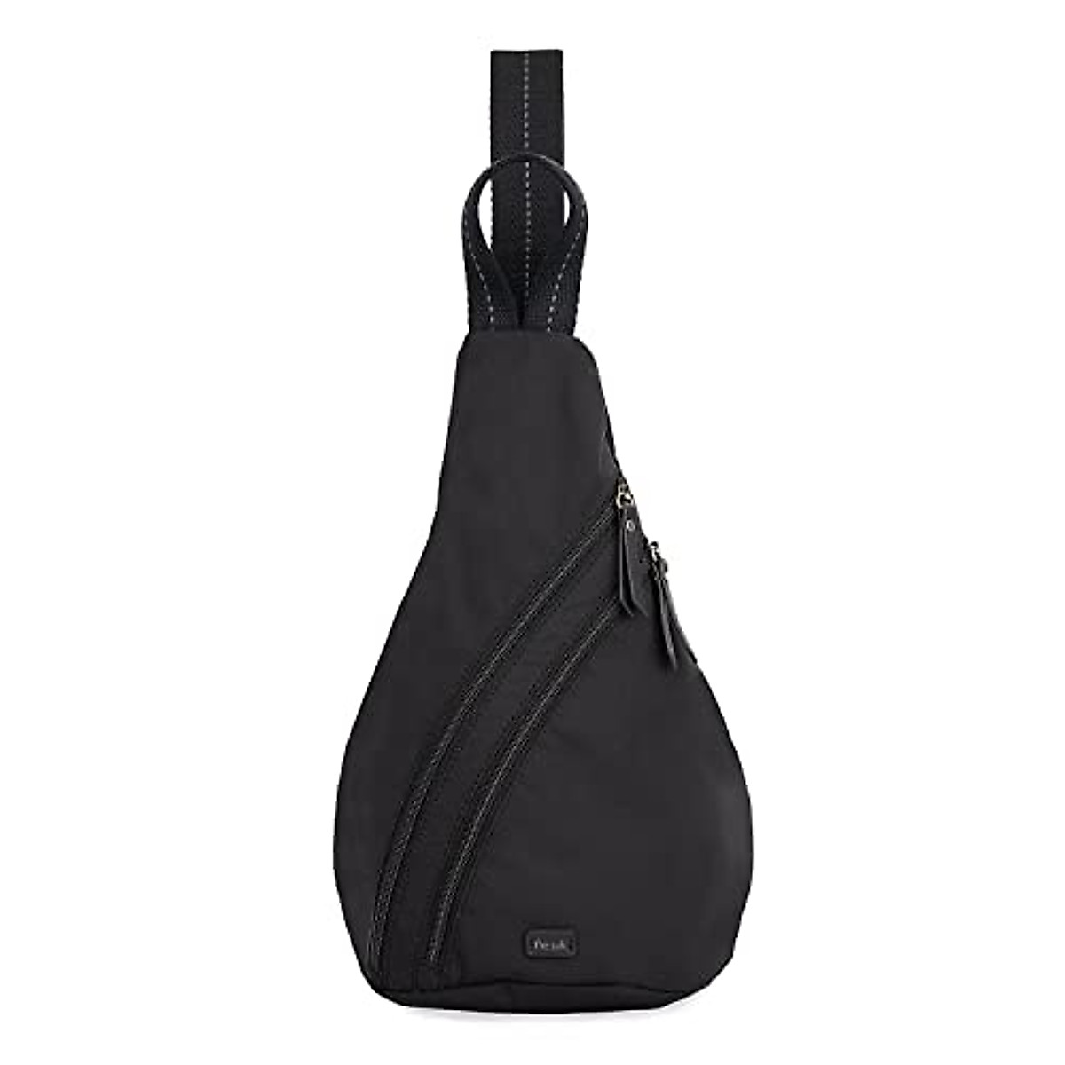 The Sak Esperato Medium Sling Backpack in Recycled Nylon, Black