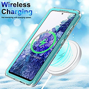 SEXYMOM for Samsung Galaxy S20 FE Case with Screen Protector,Durable Cover with Fashion Designs for Women Girls,Slim Fit Protective Phone Case for Galaxy S20 FE Royal Blue Gold Marble