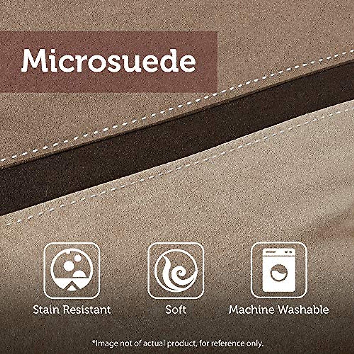 Madison Park Boone Cozy Comforter Set, Faux Suede, Deluxe Hotel Styling All Season Down Alternative Bedding Matching Shams, Decorative Pillow, King (104 in x 92 in), Rustic Brown 7 Piece