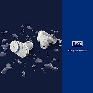 PHILIPS Fidelio T1 True Wireless Headphones with Active Noise Canceling Pro+, Audiophile Quality, White