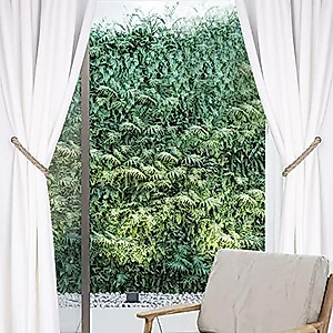 Groleca 2 Pack Strong Magnetic Curtain Tiebacks Curtain Holdbacks Curtain Pull Backs Curtain Ties Curtain Tie Backs with Thicker Twist Rope & Upgrade Strong Magnetic Tiebacks for Curtains (Camel, 2)