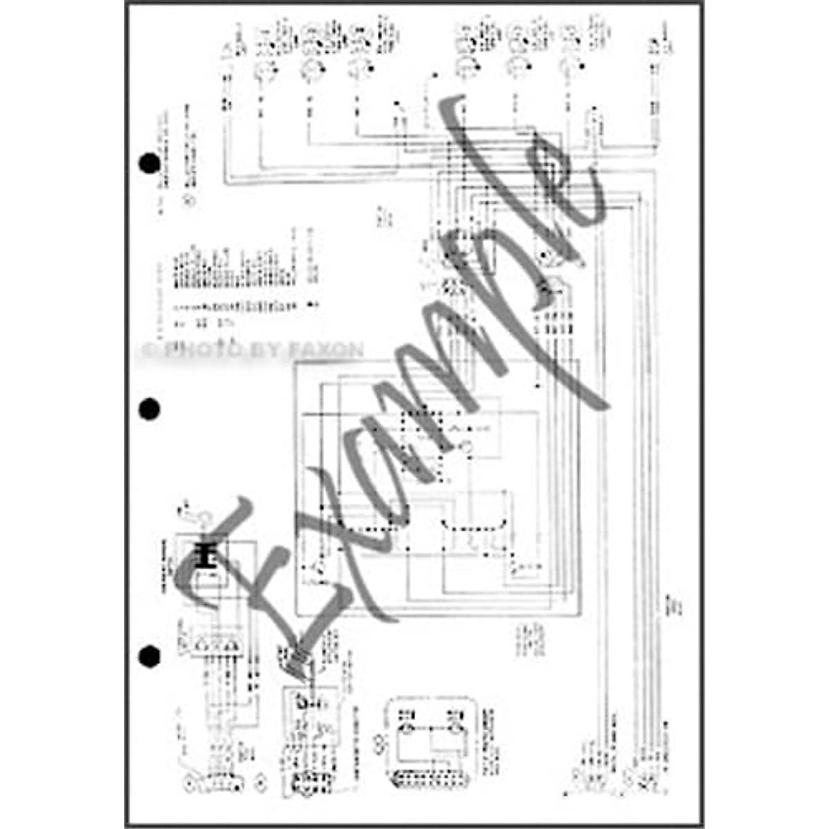 1983 Ford Bronco Factory Foldout Wiring Diagram Original