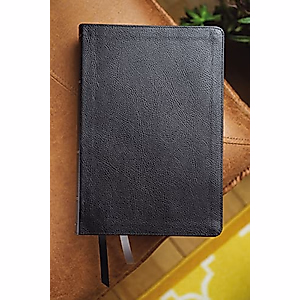 NIV, Thompson Chain-Reference Bible, Large Print, European Bonded Leather, Black, Thumb Indexed, Red Letter, Comfort Print