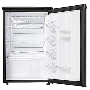 Danby DAR026A1BDD-6 2.6 Cu.Ft. Mini Fridge, Compact Refrigerator for Bedroom, Office, bar, countertop, E-Star Rated in Black