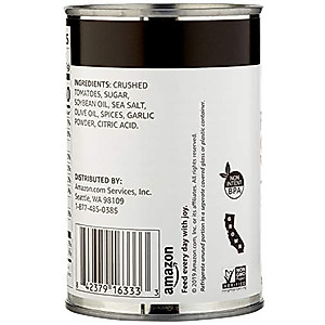 Amazon Brand - Happy Belly Pizza Sauce, 15 Ounce