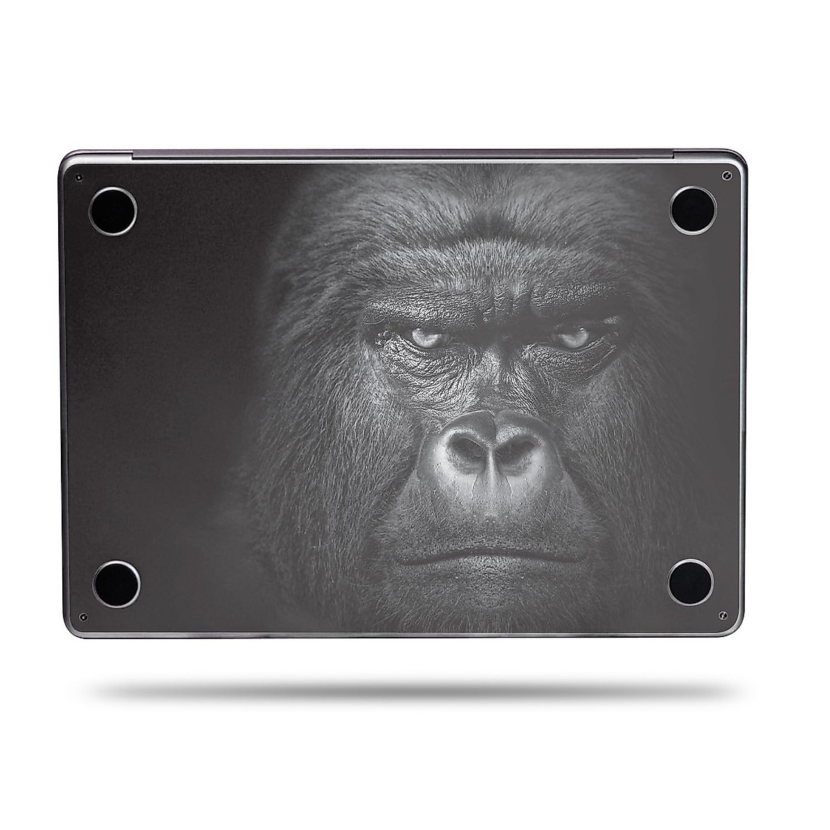 MightySkins Skin Compatible with Apple MacBook Air 15'' M2/M3 (2024) Full Wrap Kit - Mono Gorilla | Protective, Durable, and Unique Vinyl Decal wrap Cover | Easy to Apply | Made in The USA