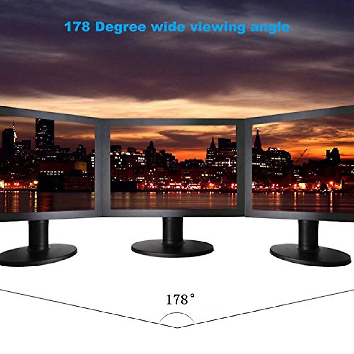 12.3 inch Portable Monitor, 16:9 Computer Display 2160x1440 Full HD IPS Screen, HDMI/VGA Gaming Monitor for Computers, Microscopes, DVDs, Camcorders(2K)