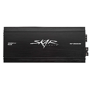 Skar Audio RP-3500.1D Monoblock Class D MOSFET Amplifier with Remote Subwoofer Level Control, 3500W