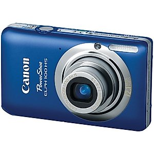 Canon PowerShot ELPH 100 HS 12.1 MP CMOS Digital Camera with 4X Optical Zoom (Blue)