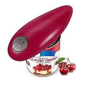 Electric Can Opener, Open Your Cans with A Simple Push of Button, Automatic Can Opener Smooth Edge, Electric Can Openers for Kitchen Arthritis and Seniors, Best Kitchen Gadget for Almost Size Can