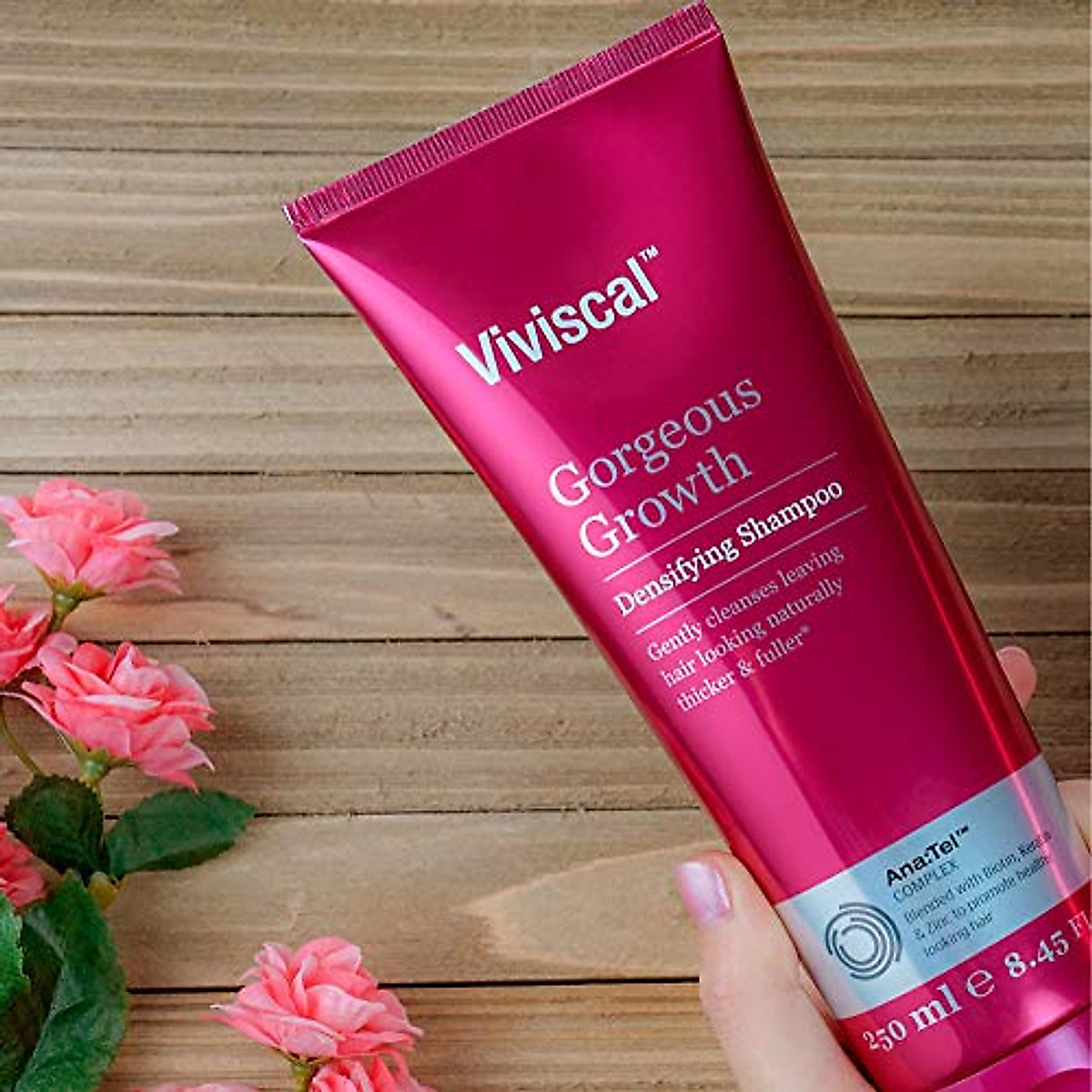 Viviscal Gorgeous Growth Densifying Shampoo for Thicker, Fuller Hair Ana:Tel Proprietary Complex with Keratin, Biotin, Zinc 8.45 Ounce