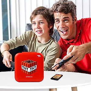 UFOPETIE 12 in 1 Games Card Case for Nintendo Switch Game Card Storage,Compatible with with Nintendo Switch Case Minecraft Theme,Game Case for Minecraft Cards,for Switch Accessories(Thumb Grip 2PCS)