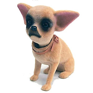 Stand Up Moving Head Chihuahua Small Bobble Dog