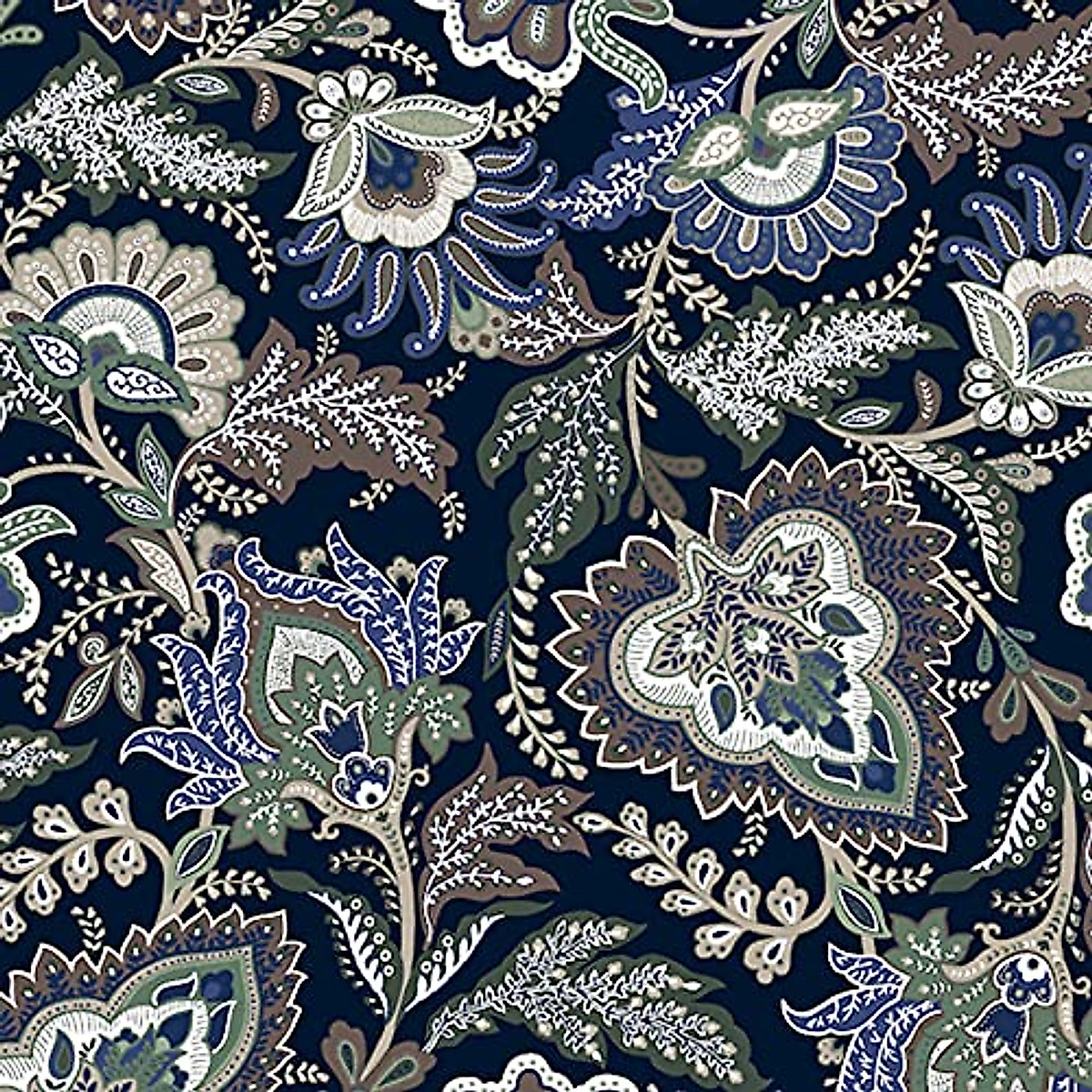 Vera Bradley Women's Cotton Reversible Placemats Set of 2, Java Navy Camo - Recycled Cotton, One Size