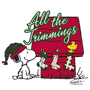 CafePress Snoopy: All The Trimmings Large Mug Ceramic Coffee Mug, Tea Cup 11 oz