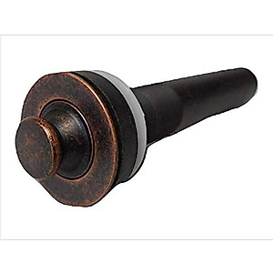 SimplyCopper 15" Round Copper BUCKET Vessel Bath Sink Green Patina Exterior with Faucet