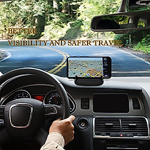 Nicyop Car Phone Holder,Dashboard Mat Rubber Anti-Slip Pad,Dashboard Phone Holder,for Various Dashboards,Car Accessories Compatible with Most Smartphones、GPS Devices and More