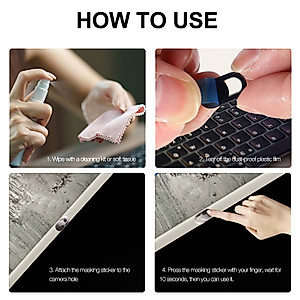 SOLUSTRE 3 Pcs Camera Privacy Cover Phone Webcam Cover Webcam Sticker Tablet Camera Cover Computer Stickers for Laptop Webcam Sliding Cover Slider abs Protective case Personality