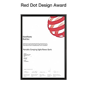 Powerness U36 10050mAh Power Bank Charger with LEDs Panel Light for Cellphones, Tablets, IP67 Waterproof Perfect Lantern Flashlight for Emergency, Car Repairing, Hiking, Workshop, Fishing