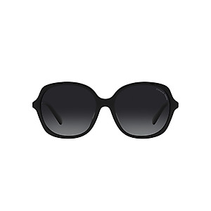 Coach HC8360U Universal Fit Sunglasses, Black/Grey Gradient Polarized, 57 mm
