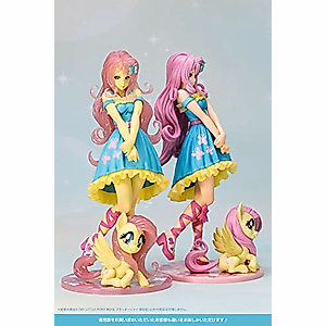 Kotobukiya My Little Pony: Fluttershy (Limited Color Variant Edition) Bishoujo Statue, Multicolor