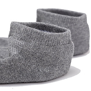 Luriesal Women's Cushioned No Show Socks Athletic Cotton Short Socks Arch Support Mesh Ankle Socks 6 Pairs