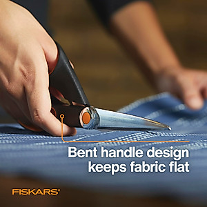 Fiskars 175800-1002 Razor-edge Softgrip Scissors, 8 Inch, Black