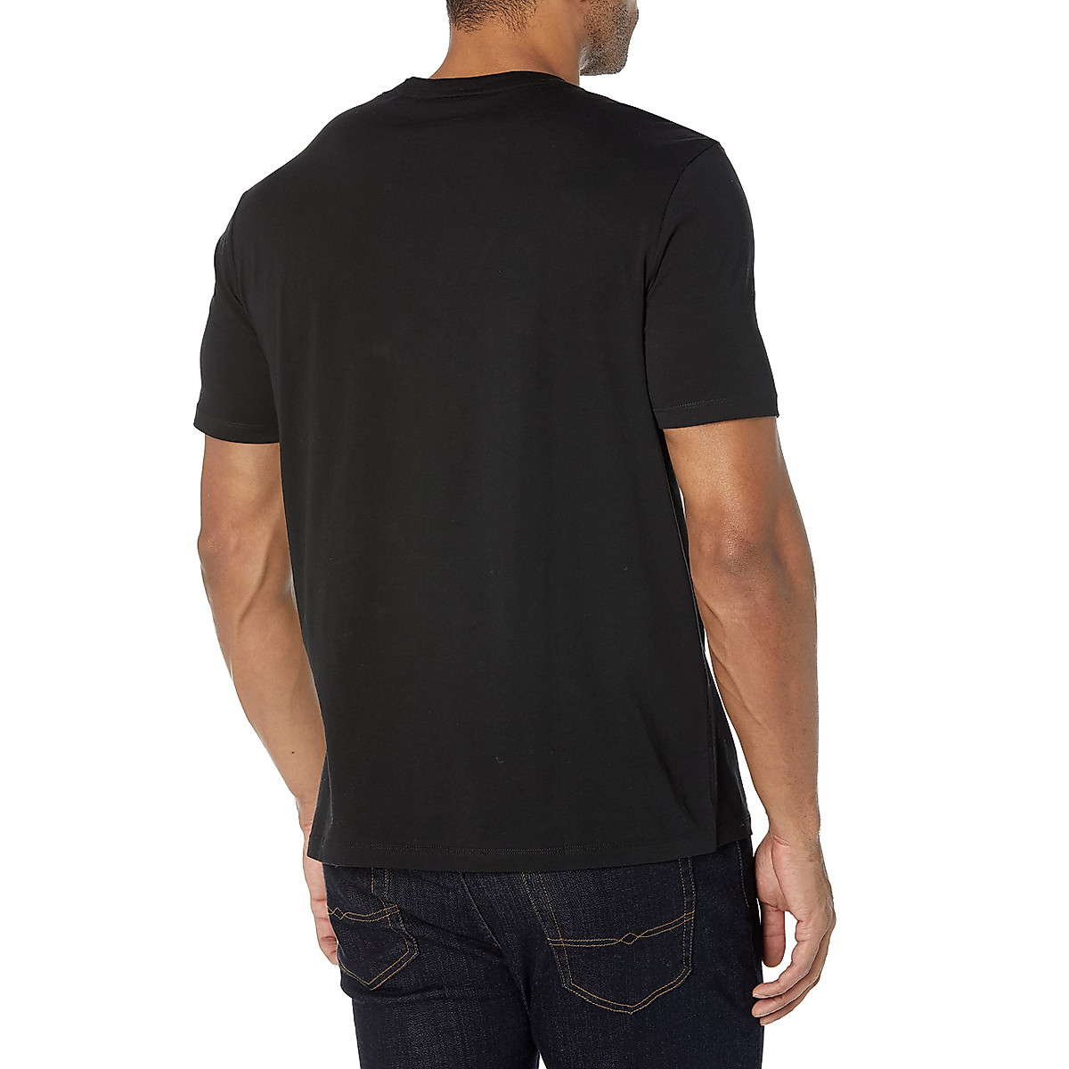 HUGO Boss Mens Small Logo Short Sleeve T-Shirt T Shirt, Black Oil, Medium US