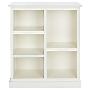 SAFAVIEH Home Collection Maralah White 5-Shelf Bookcase (Fully Assembled)