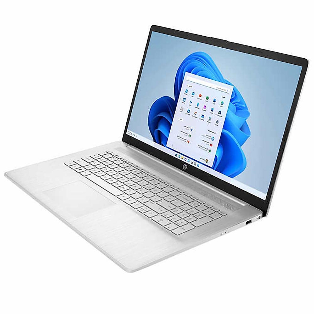 HP 2023 Newest 17.3" FHD Laptop, Intel Core i5-1235U (Up to 4.4GHz, 10 cores), Intel Iris Xe Graphics, 16GB RAM, 512GB PCIe SSD, Bluetooth, Windows 11 Home, Silver + 3in1 Accessories